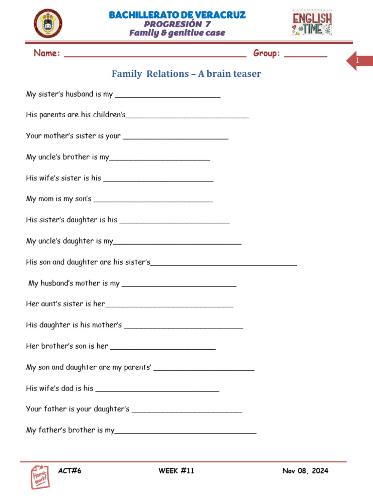 ACT - #6 - Progresion 7 - W11 - 08nov24 | PDF