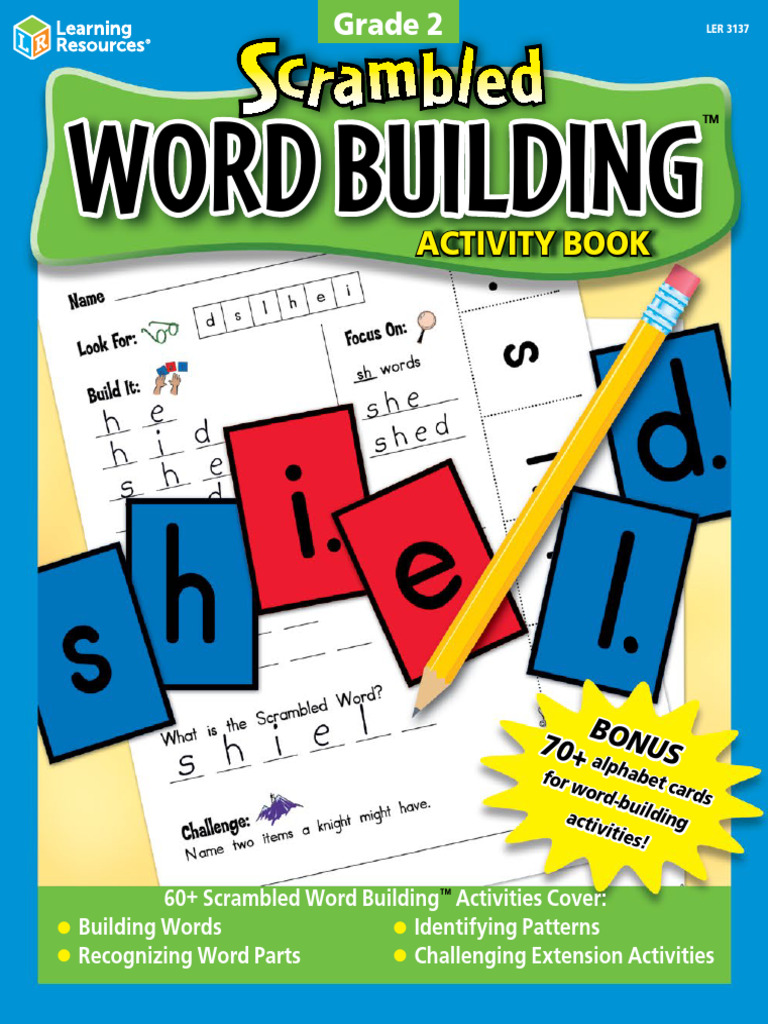 Scrambled Word Building Activity Book Grade 2 v2 | PDF | Word