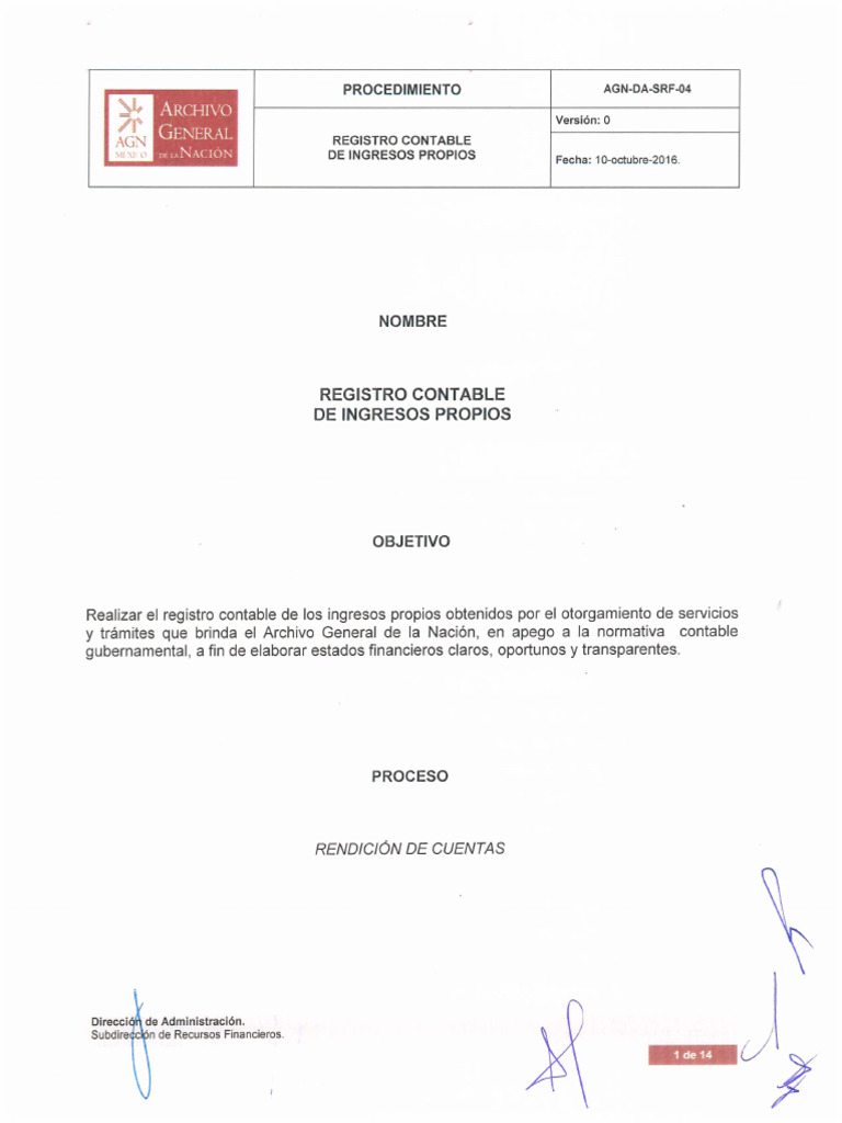 Registro Contable de Ingresos Propios | PDF