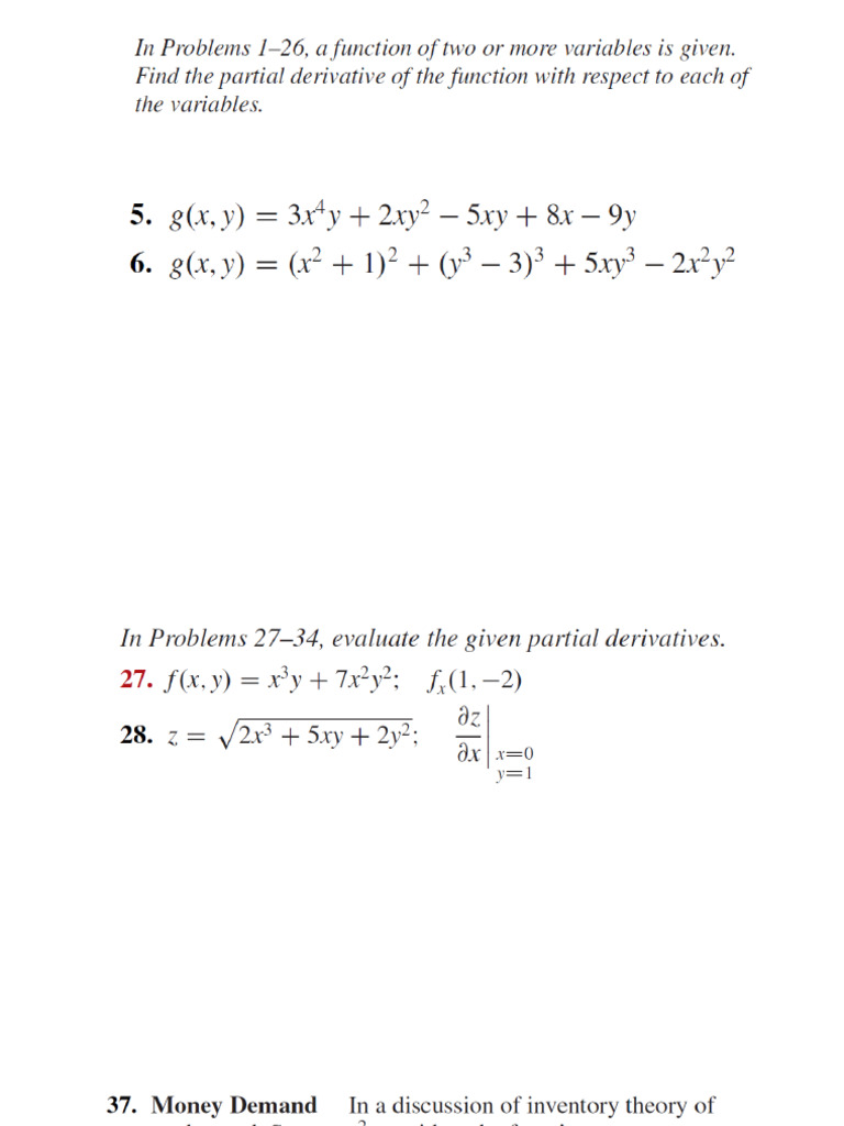 Chapter 4 Multivariable Calculus | PDF