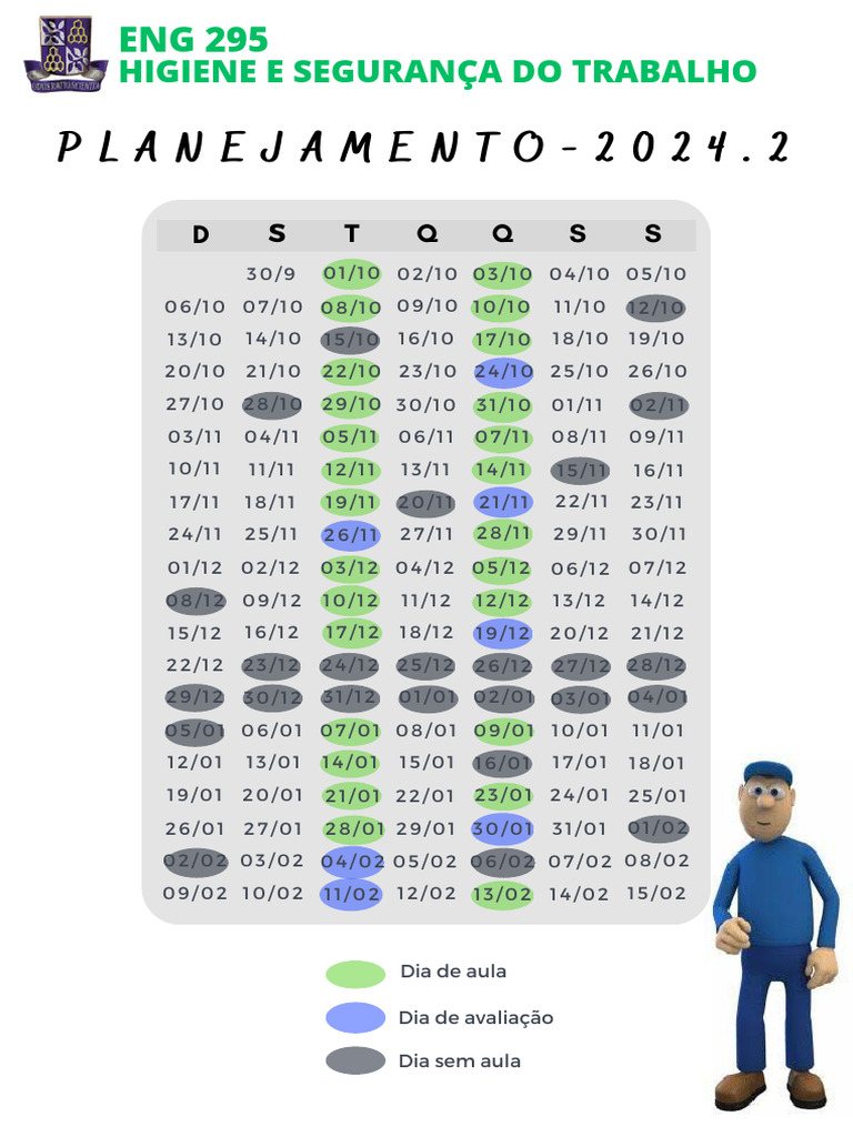 Eng 295 Higiene e Segurança Do Trabalho 2024.2 V1 | PDF