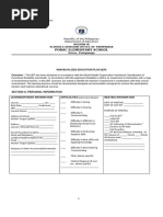 Iep Deped Format | PDF | Individualized Education Program | Learning
