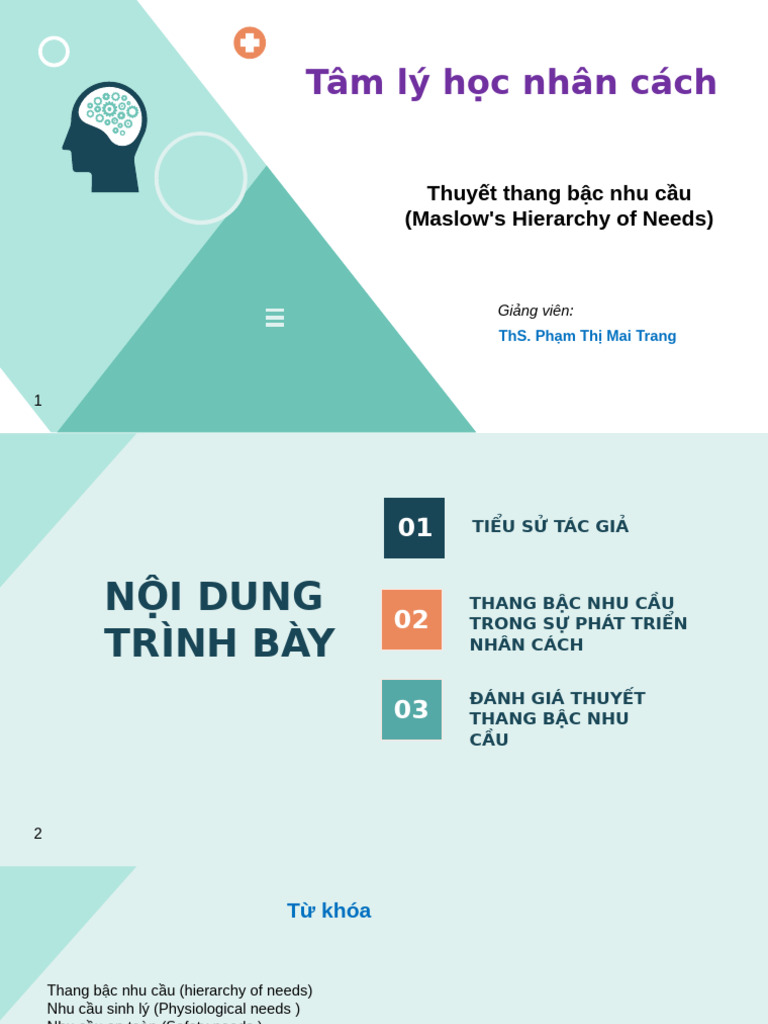 6b. Maslow - Thanh Nhu Cau - v3 | PDF