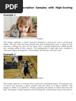 Picture Description Examples Showcase | PDF