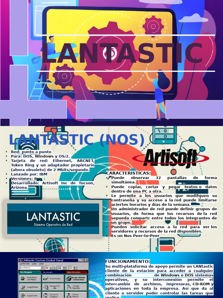 LANTASTIC | PDF | Red de computadoras | Dos