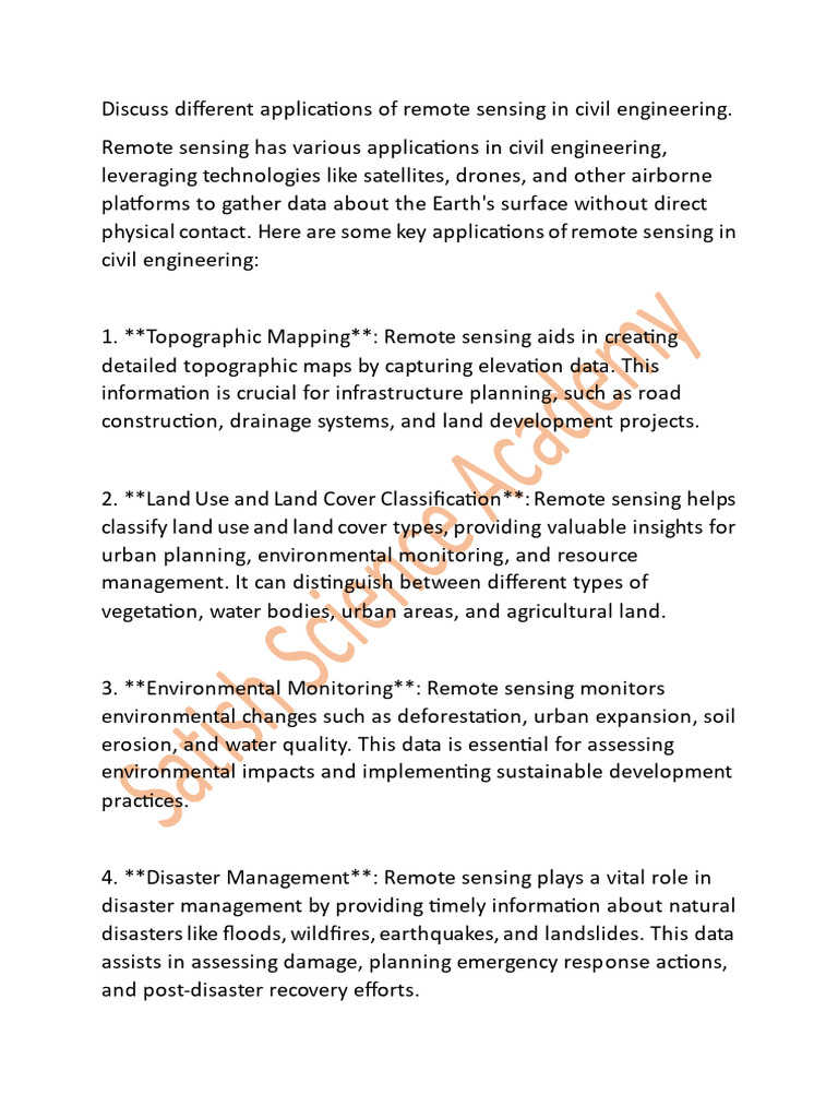 Remote Sensing & Geographic Information System | PDF | Remote Sensing ... Remote Sensing & Geographic Information System | PDF | Remote Sensing ...