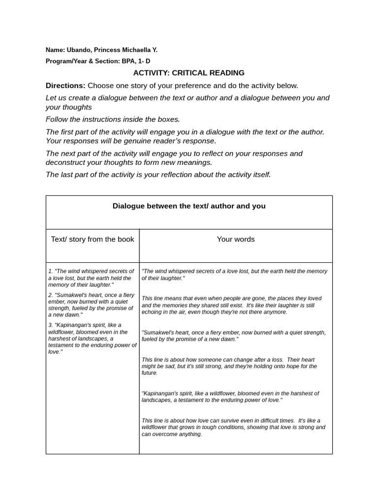 ACTIVITY-for-chapter-3.docx 20240926 161540 0000 | PDF | Feeling | Advertising