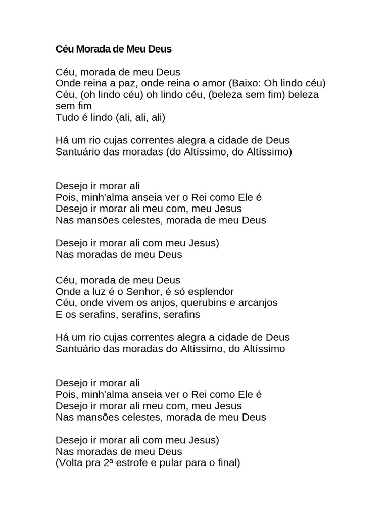 Céu: Morada de Meu Deus | PDF