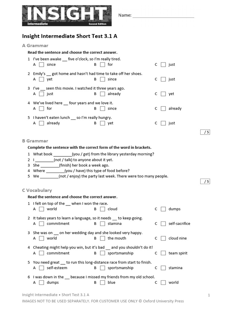 Insight Int Short 3-1a-300dpi | PDF | Human Communication | Linguistics