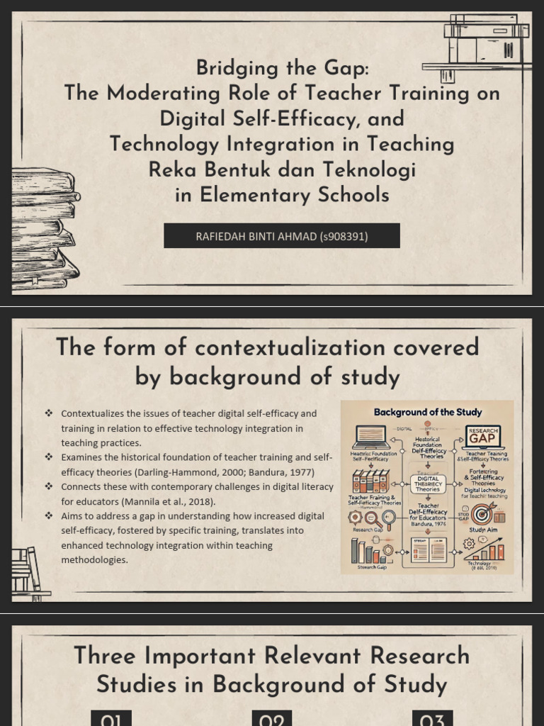 W9 Inclass Task Introduction | PDF | Self Efficacy | Teachers