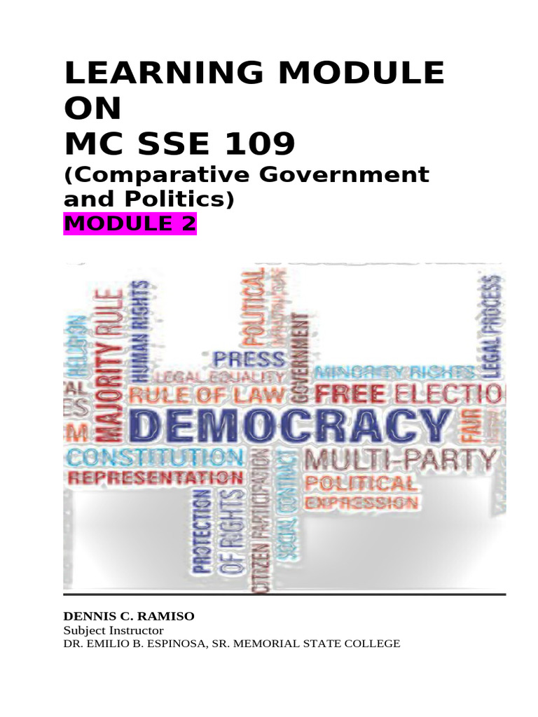 MC Sse 109 (Module 2) | PDF | Corregidor | Philippines