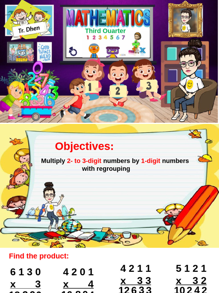 Lesson 5 Multiplication With Regrouping | PDF | Multiplication | Notation