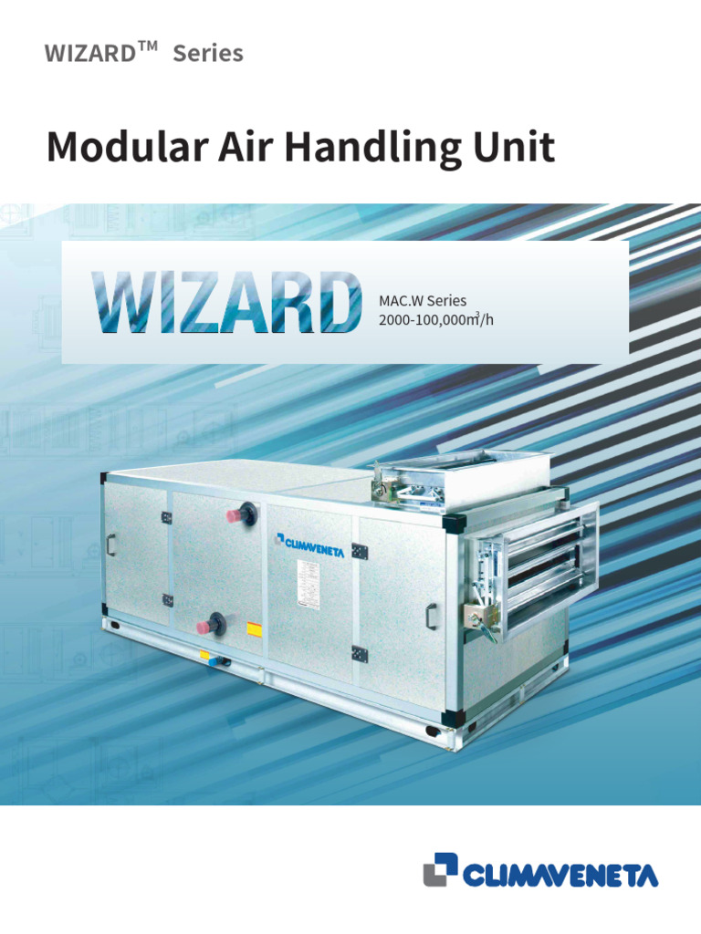 Modular Air Handling Unit Overview | PDF | Duct (Flow) | Heat Exchanger