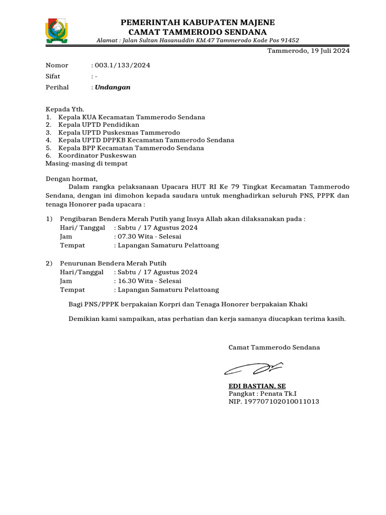 Surat Himbauan | PDF