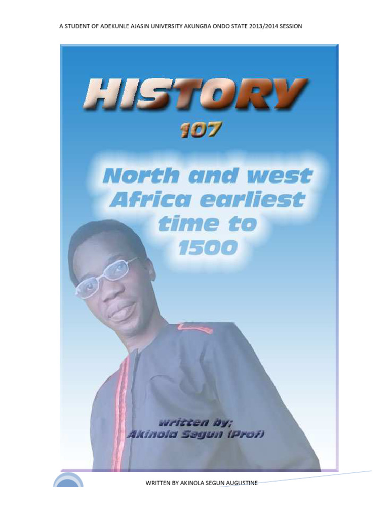 His 107 North and West Africa Civilization | PDF | Nile | North Africa