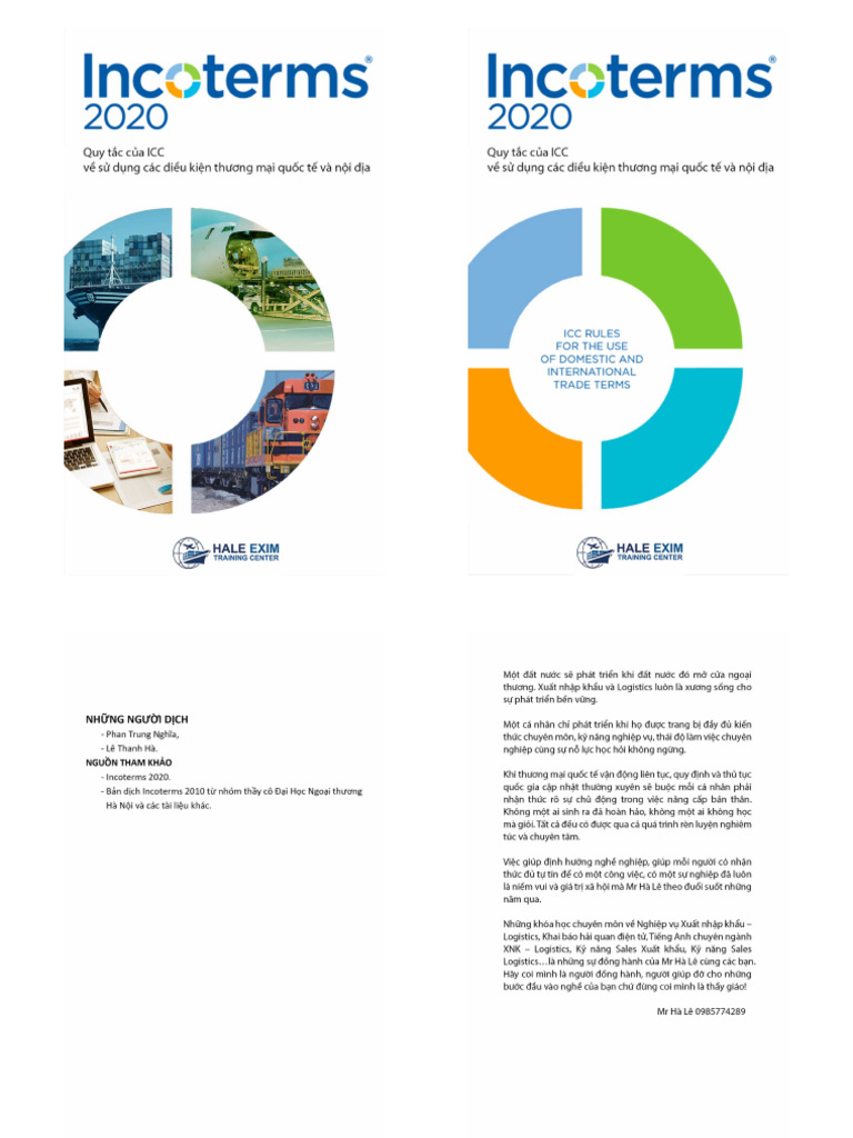 Incoterms 2020 VNver | PDF