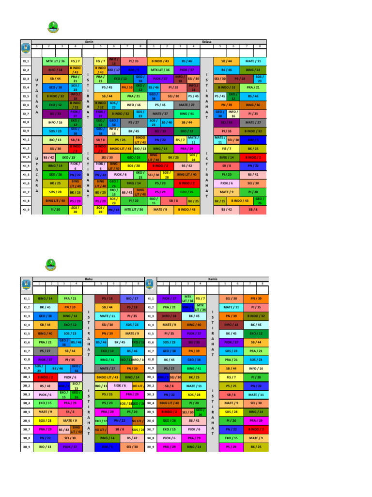Jadwal Shift Pagi November 2024 | PDF