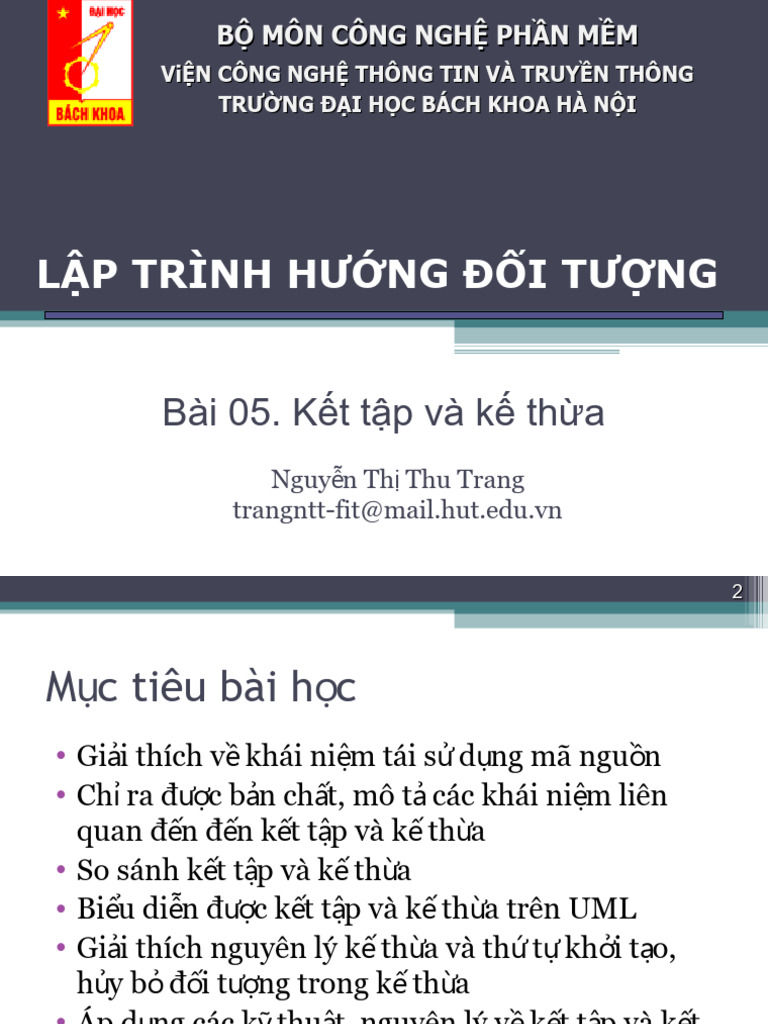 Bai 05 Ket Tap Va Ke Thua | PDF