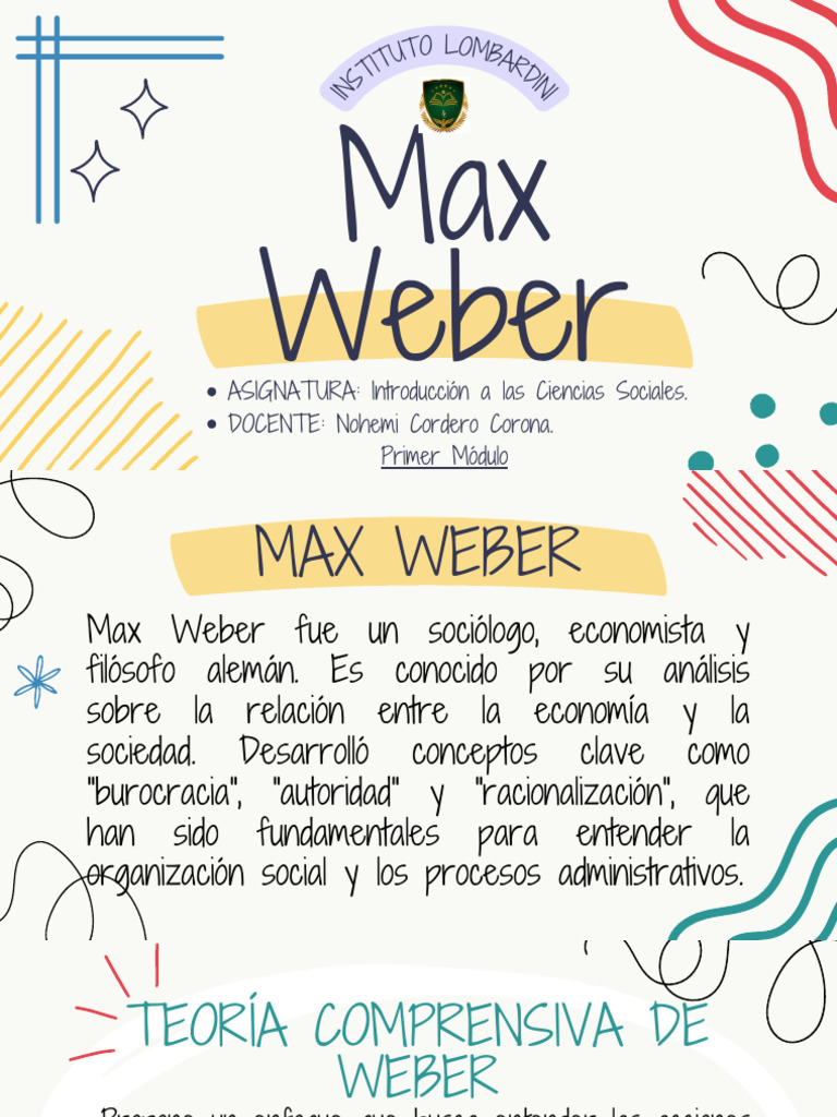 Racionalización y Acción Social en Weber | PDF | Max Weber | Sociología