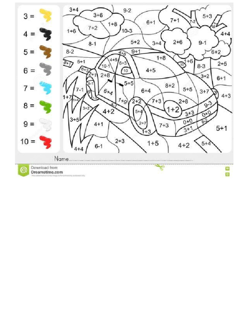 Car - Painting Activity | PDF