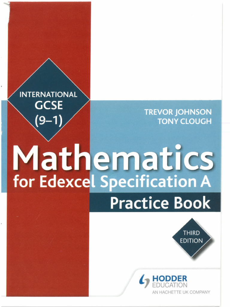 Mathematics For Edexcel Specifications A (9-1) Practice Book | PDF