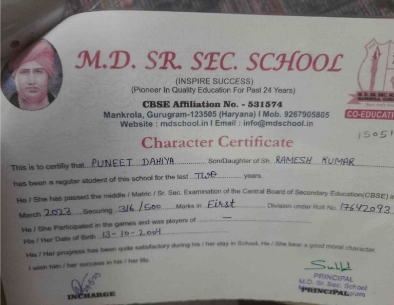 Puniya Character PDF | PDF