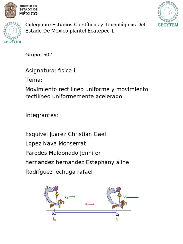 MRU y MRUA: Fundamentos y Aplicaciones | PDF | Aceleración | Velocidad