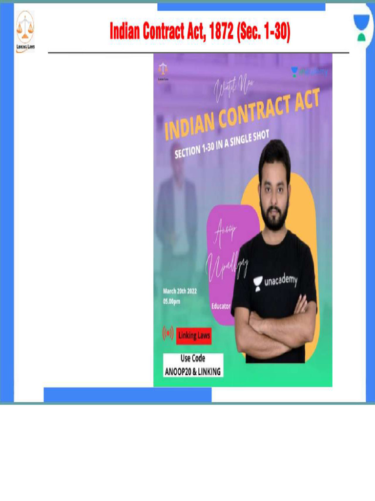 Indian Contract Act | PDF