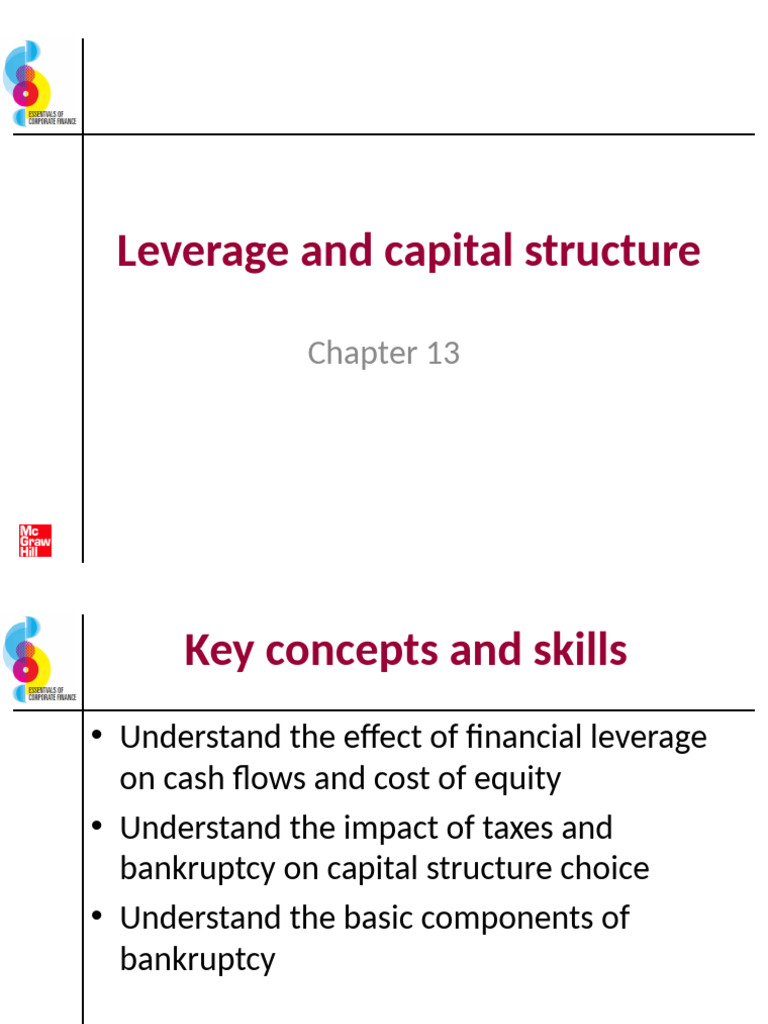 Chap 10 Leverage and Capital Structure | PDF | Capital Structure ...