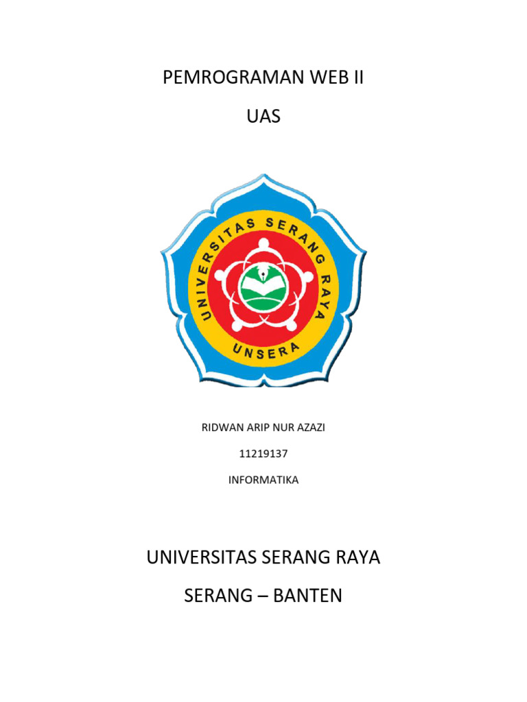 Uas Web - Ridwan Arip Nurazazi - 11219137 | PDF | Software | Sql
