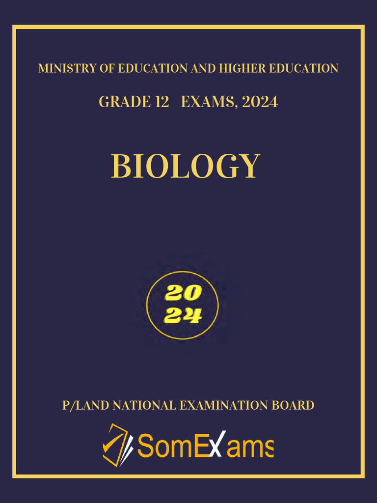 Biology F4 2024 | PDF