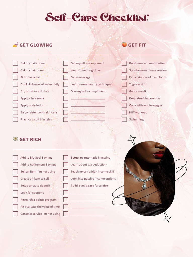 Self Care Checklist | PDF