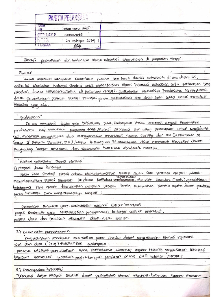 Intan Nurul Qalbi 068 | PDF