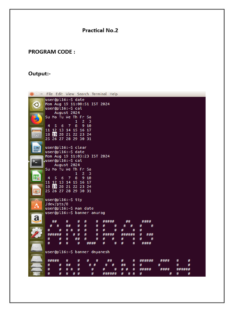 Practical No.2 Program Code | PDF Practical No.2 Program Code | PDF