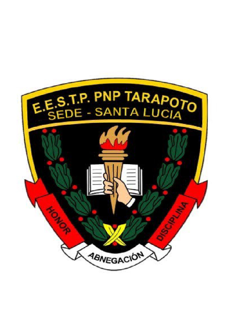 escudo escuela pnp grande | PDF