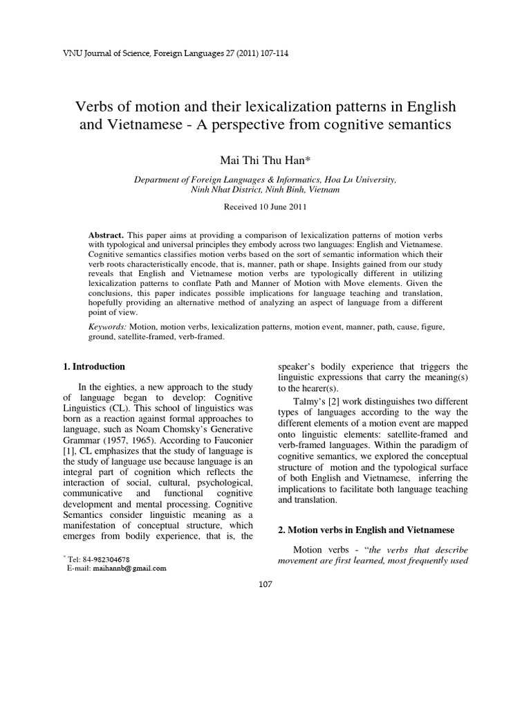 2011 Thu Han | PDF | English Language | Semantics