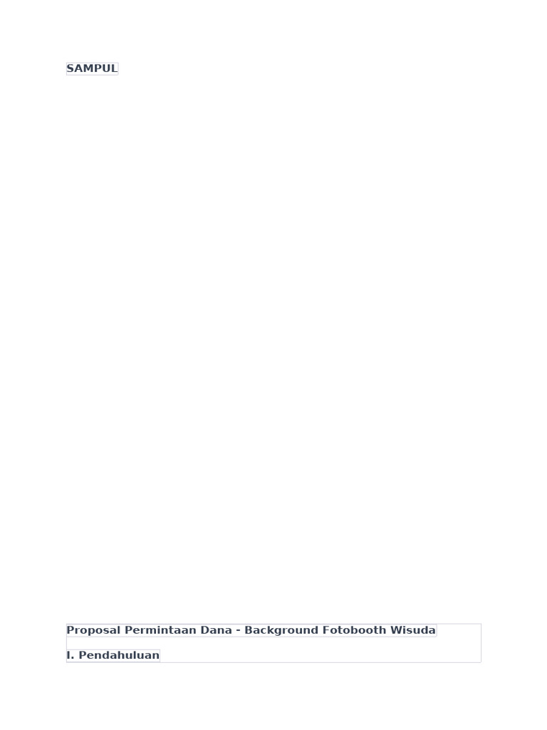 Proposal Permintaan Barang | PDF | Seni