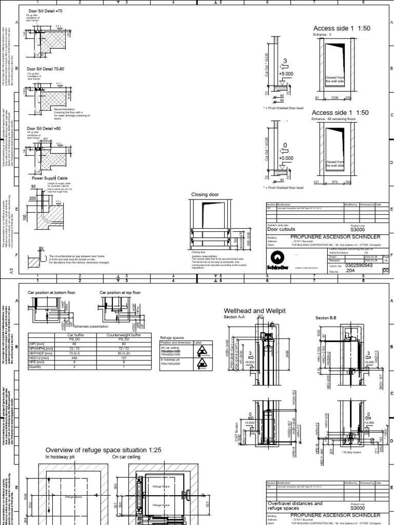 Draft-Plan Tehnic Lift | PDF