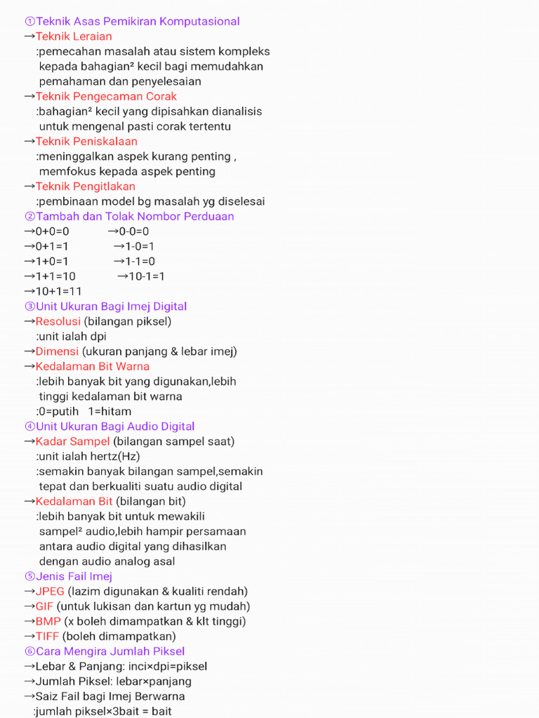 Ask Tingkatan 1 Nota Ringkas | PDF