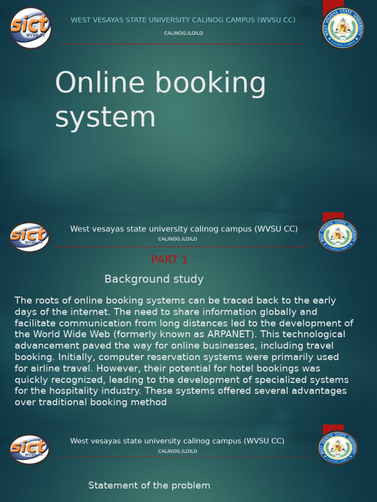 Online Booking System Overview | PDF | Usability | Cyberspace