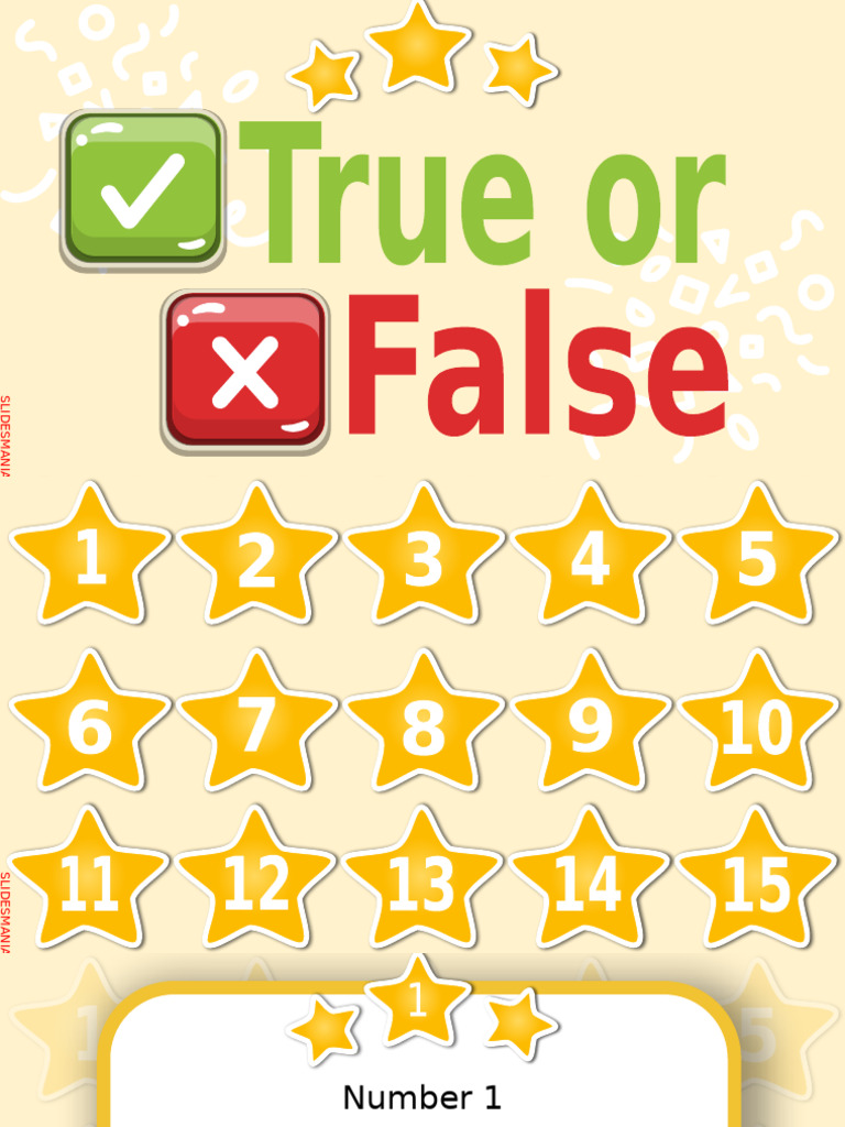 True or False SlidesMania | PDF | Function (Mathematics) | Mathematics