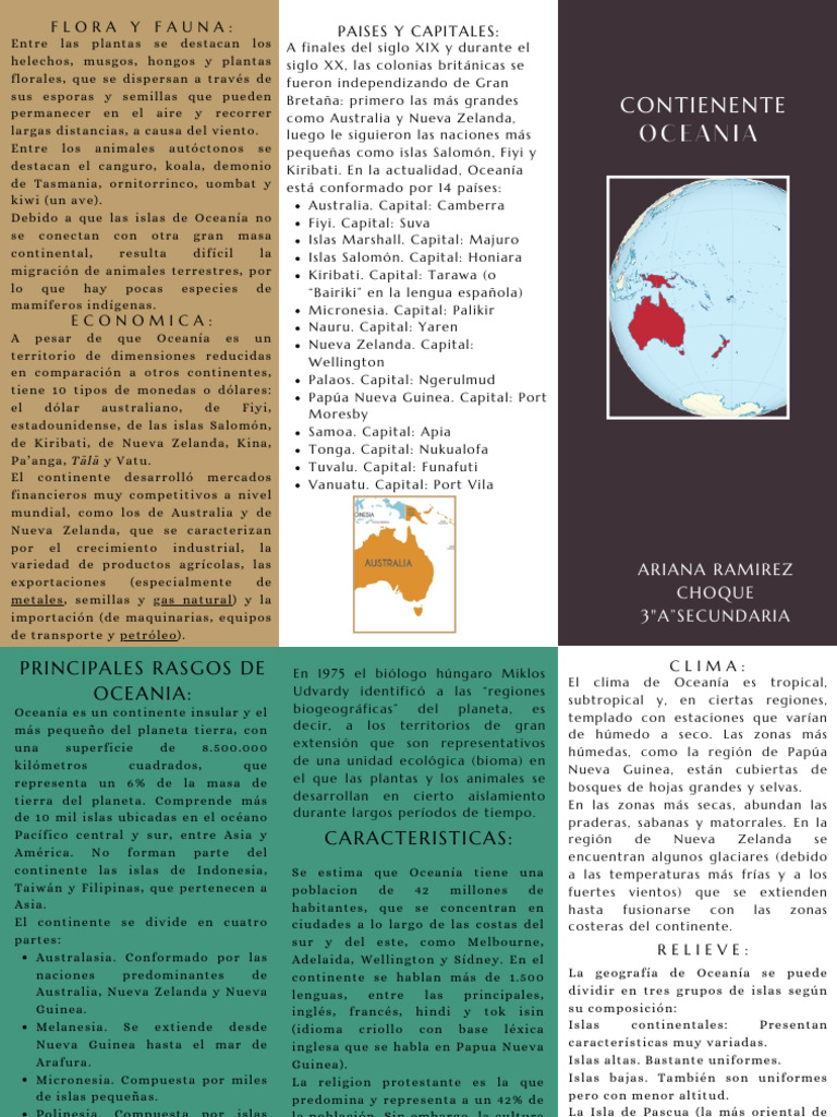 Folleto Trifold Triptico Brochure Flyer Lujo Negocio Profesional Elegante | PDF | Oceanía ...