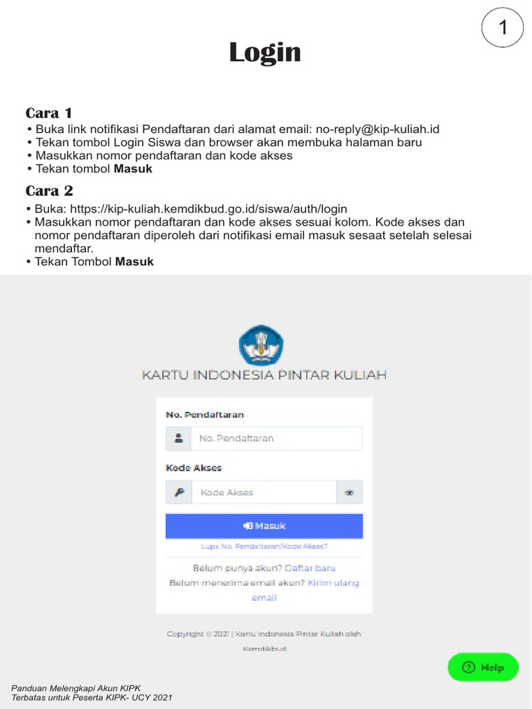Panduan Isi Akun | PDF
