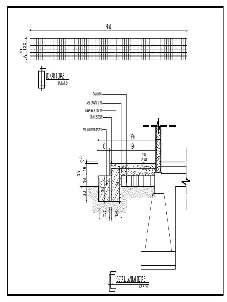DETAIL LANTAI TERAS SMEA | PDF DETAIL LANTAI TERAS SMEA | PDF