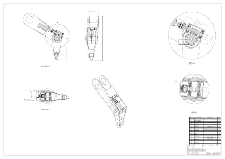 Robot 4 Dof Dof 2 Pdf Metalworking Mechanical Engineering
