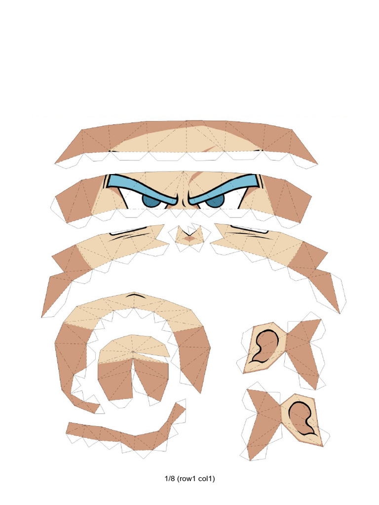 Papercraft Goku Chibi A Color | PDF