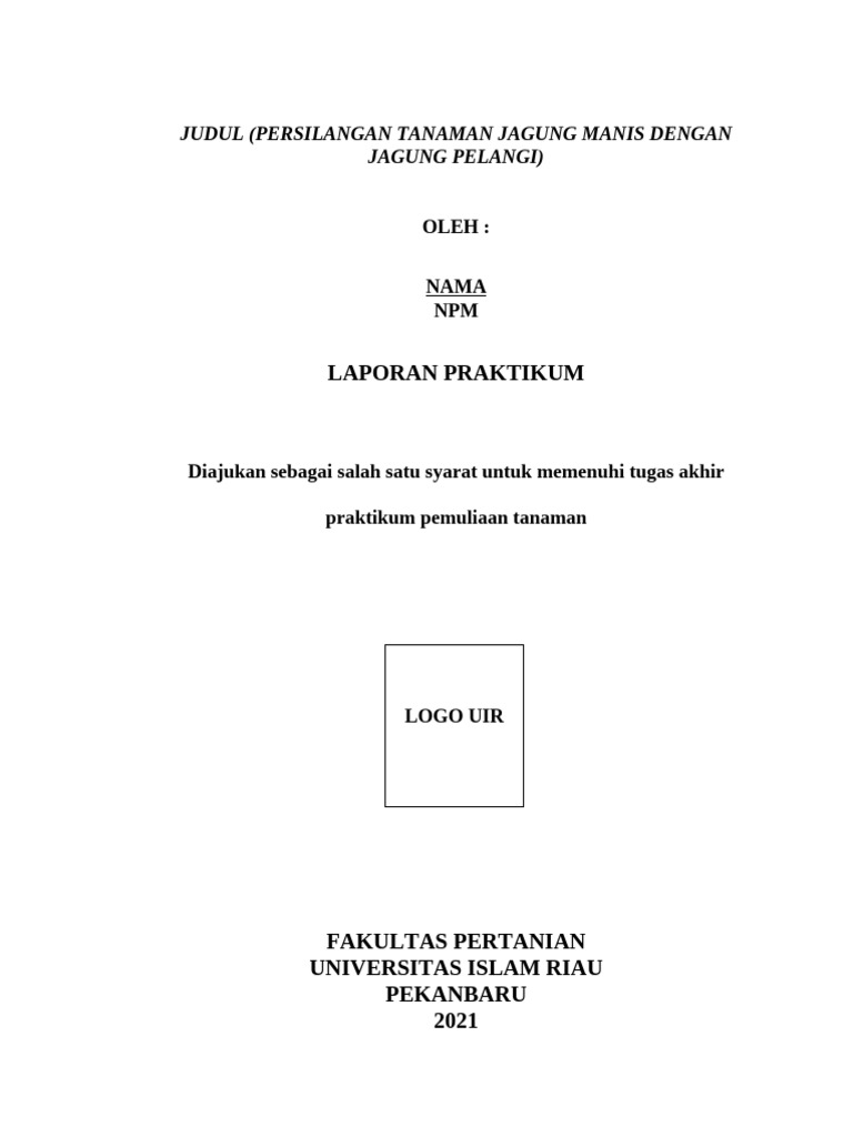 Format Laprak C | PDF | Teknologi & Rekayasa