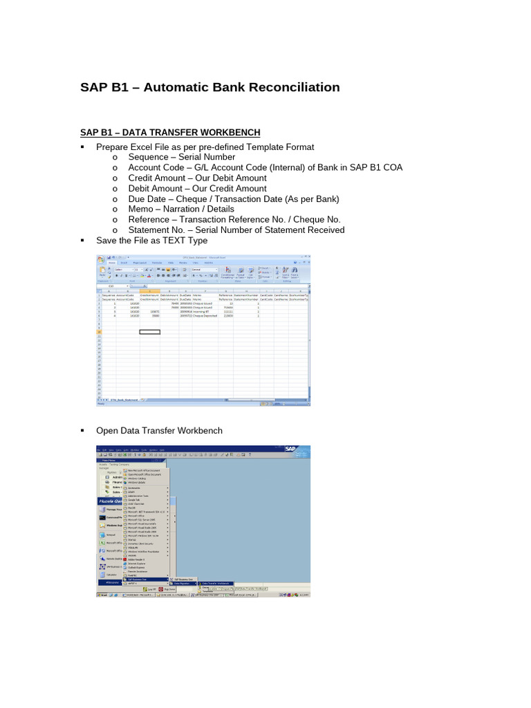 Auto Bank Reconciliation | PDF | Business | Finance & Money Management