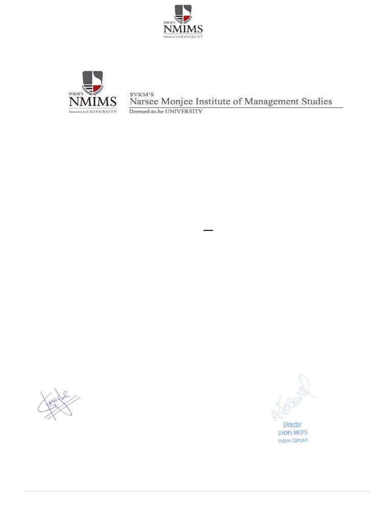 SBM Part 2 SRB IND 2024 25 | PDF | Master Of Business Administration | Thesis