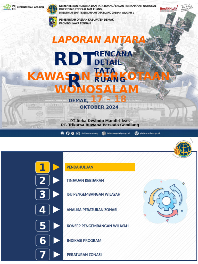 Lap Antara - RDTR Kawasan Perkotaan Wonosalam - Ars - 171024 | PDF